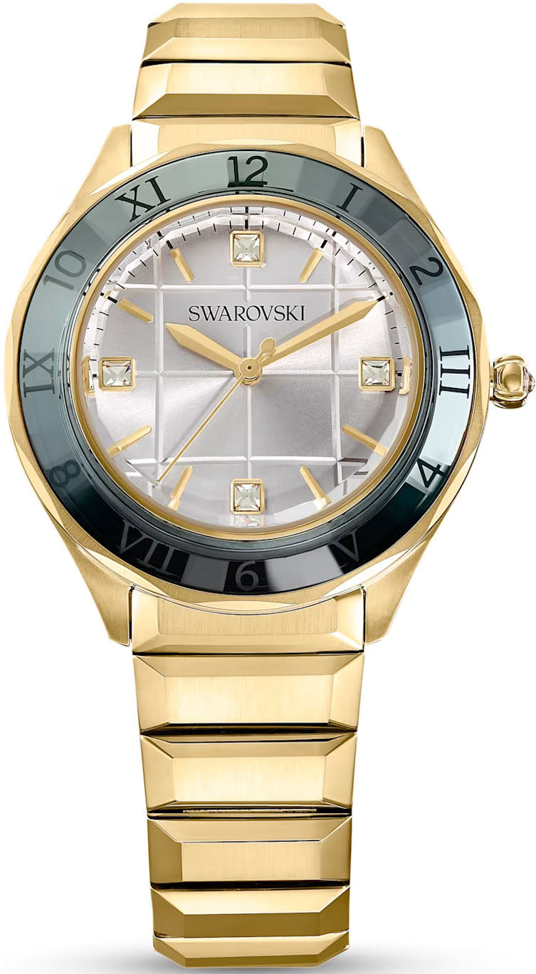 Swarovski Dectera Gold Bracelet Watch | Blue John Gallery