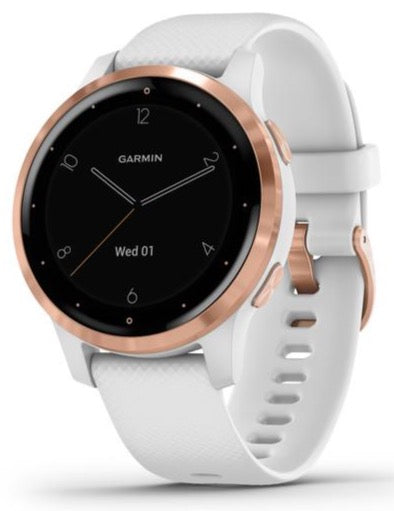 Garmin Watch Vivoactive 4S White With Rose Gold | Blue John Gallery